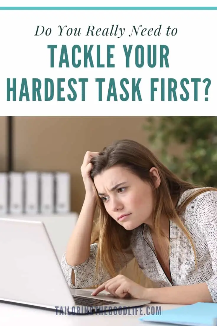 Do You Really Need to Tackle Your Hardest Task First?