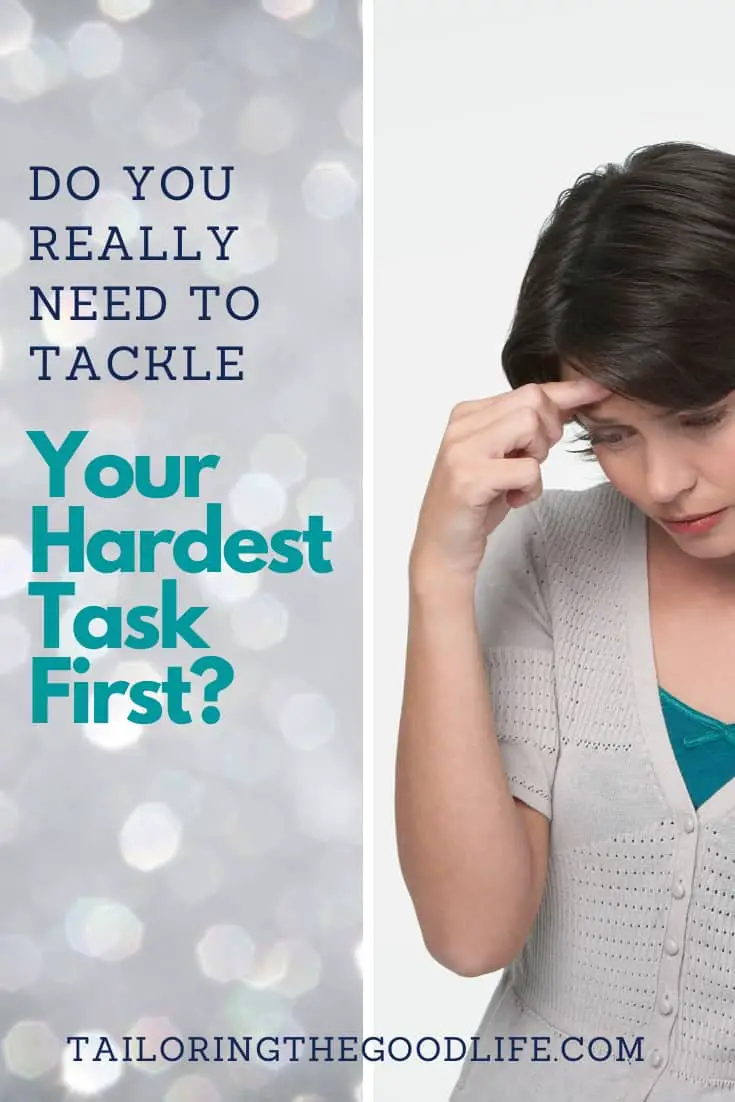 Do You Really Need to Tackle Your Hardest Task First?