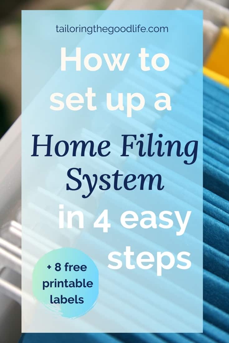 How to set up a home filing system in 4 easy steps